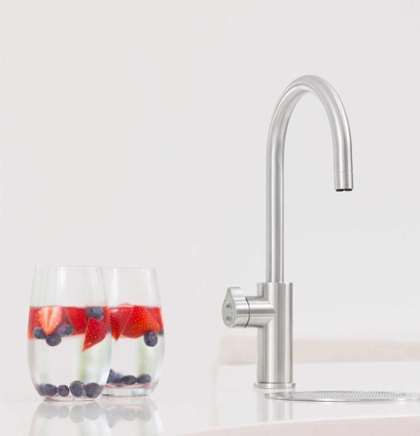 Instant Chilled Water Taps for Home | Worktop Font & Drain Install ...